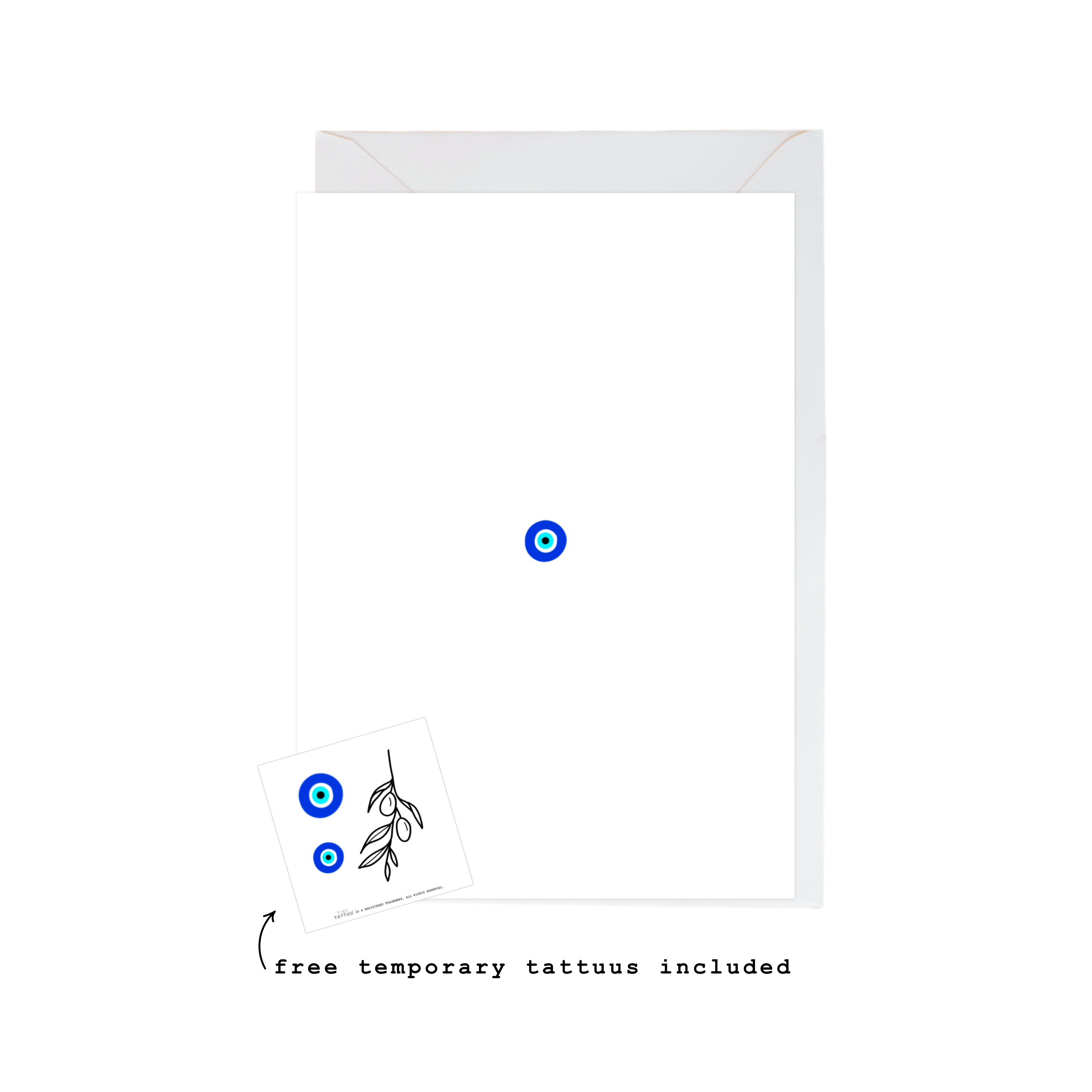 evil eye card – Tiny Tattuu